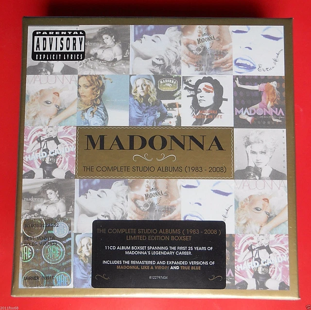 RARE BOX SET 11 cd compact disc cofanetto madonna the complete studio ...