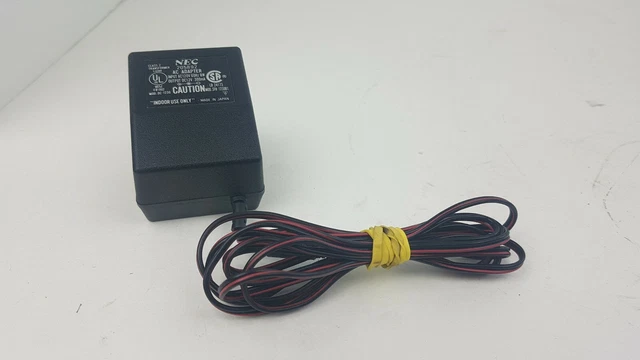 NEC 205892 CLASS 2 Transformer Power Supply AC Adapter Output DC 12V ...