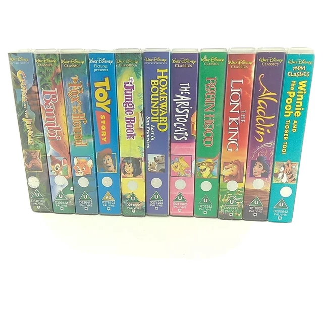 11 X DISNEY Bundle VHS Video Cassettes Jungle Book Bambi Toy Story ...