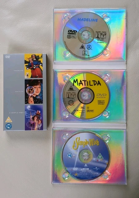 MADELINE/MATILDA/A SIMPLE WISH DVD 3 Disc Anthology 2005 £3.50 ...