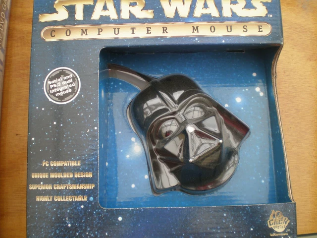 STAR WARS COMPUTER Mouse Darth Vader Very Rare still sealed (no USB ...