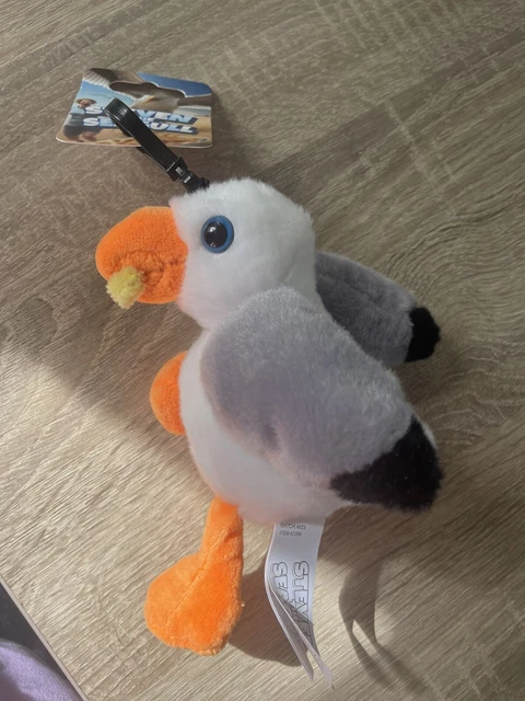 STEVEN SEAGULL CHIP soft plush toy bag clip new tags £12.94 - PicClick UK