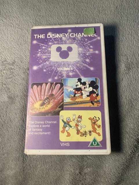 THE DISNEY CHANNEL - Official Disney VHS - Volume 6 - Very Rare VHS ...