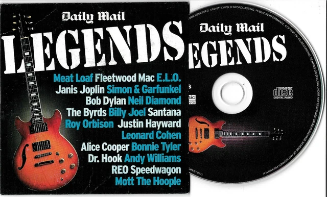 LEGENDS - VARIOUS Artists - Daily Mail 20 Track Promo Cd £2.99 ...