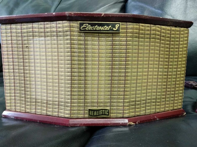 RARE VINTAGE REALISTIC Electrostat-3 Electrostatic Tweeter speakers ...