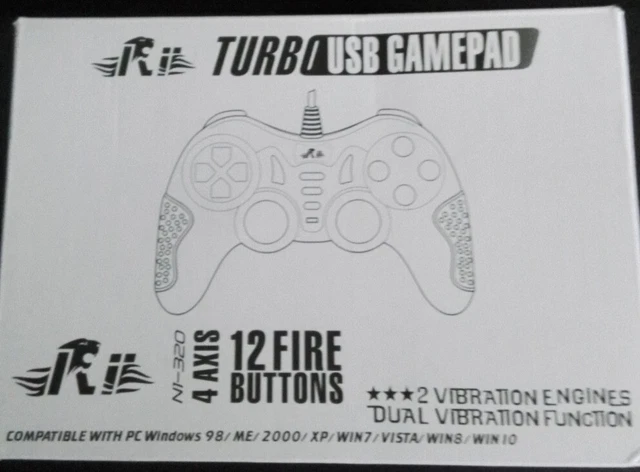 PC GAMING CONTROLLER GP500 Rii Turbo, Gaming Controllers Wired USB ...
