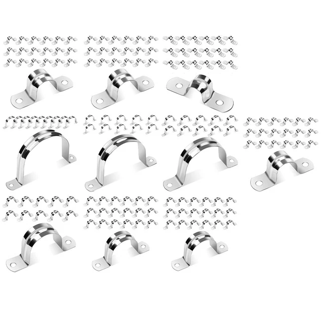 RUST RESISTANT PIPE Clamps Made of 304 Stainless Steel for Long Lasting ...