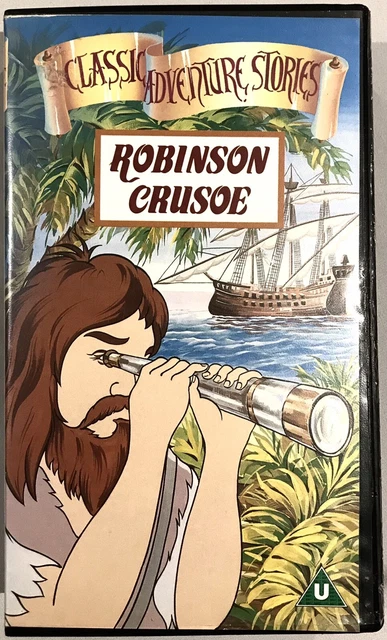 ROBINSON CRUSOE CLASSIC Adventure Stories VHS Tape 1988 Film £4.48 ...