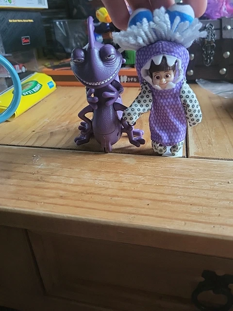 MCDONALDS DISNEY MONSTERS Inc Randall Bogg Wind Up Toy And Monster Boo ...