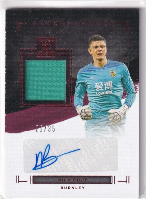 PANINI IMPECCABLE PREMIER League 2020-21 Numéro Ex-Np Nick Pape Patch ...