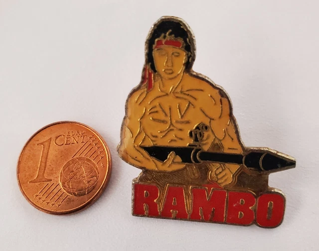 PIN PIN'S SYLVESTER Stallone Rambo Film Movie Tbe Port A Prix Coûtant ...