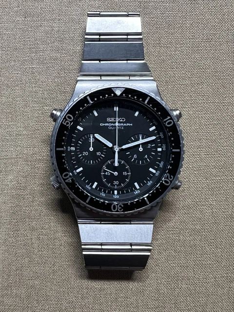 VINTAG SEIKO SPEEDTIMER 7A28-7040 Chronograph 1980s Quartz Watch ...