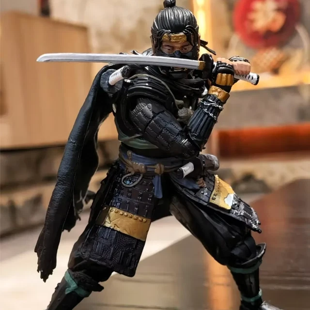 GHOST OF TSUSHIMA Jin Sakai Action Figure Samurai 6” Collectible Toy ...