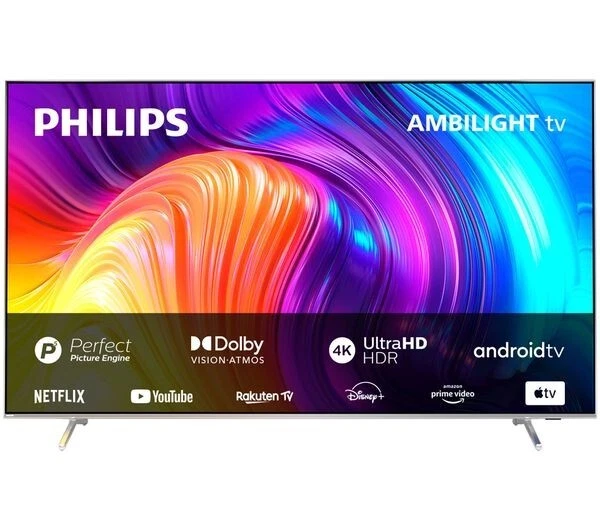 PHILIPS AMBILIGHT 75PUS8807/12 75" Smart 4K Ultra HD HDR LED TV Refresh ...
