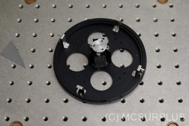 OLYMPUS MICROSCOPE X4 fluorescence cube turret wheel module $39.95 ...