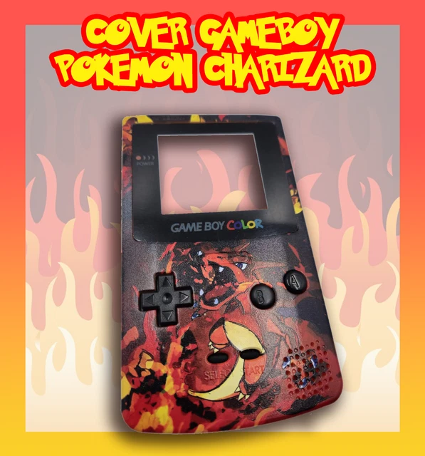 GAME BOY COLOR Cover sostitutiva completa Design esclusivo di Charizard ...