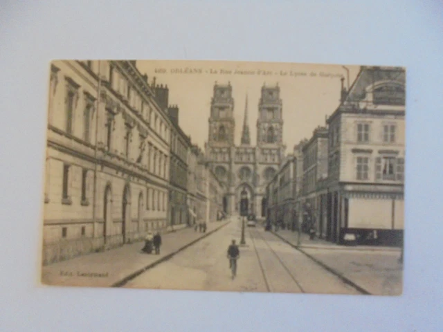 CPA 45/ ORLEANS/ La Rue Jeanne D Arc Le Lycee De Garcons EUR 1,00 ...