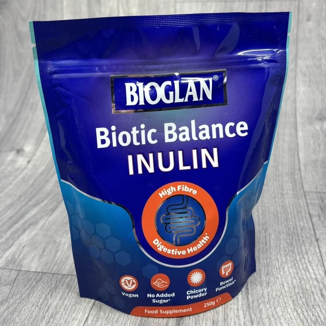 BIOGLAN BIOTIC BALANCE Inulin 250g Probiotic Digestive Health Food ...