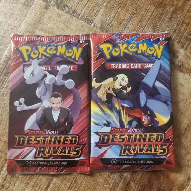 2X POKÉMON TCG Destined Rivals Booster Packs Art Set New & Sealed - In ...