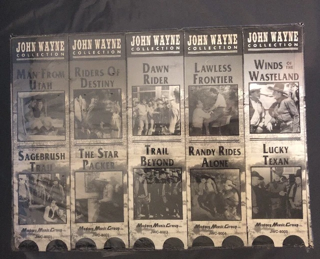 JOHN WAYNE COLLECTION VHS Complete Box Set Black/White Movies NEW £6.60 ...