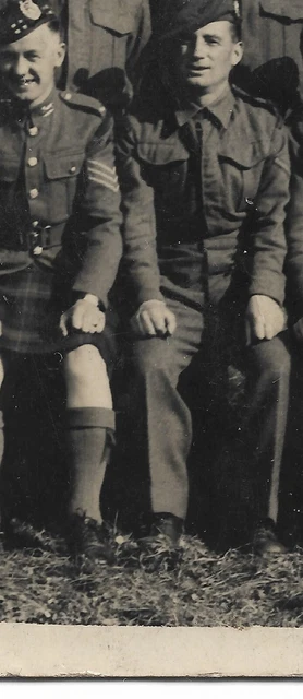 WW2 PHOTO GORDON Highlanders soldiers, prob Regimental Depot, Scottish ...