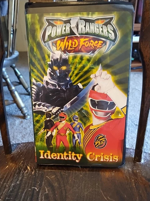VINTAGE VHS POWER Rangers Wild Force Identity Crisis Clamshell Edition ...