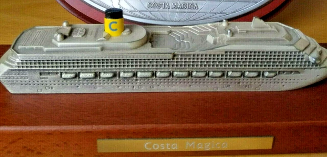 ORIGINAL COSTA MAGICA Schiffsmodell massiv Metall MEGA Kreuzfahrtschiff ...
