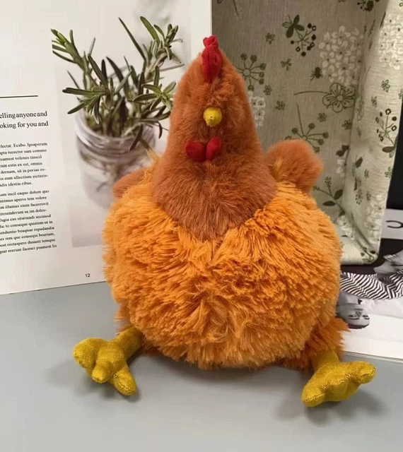 JELLYCAT CECILE CHICKEN Rare Collectible New with Label + Dust Bag ...