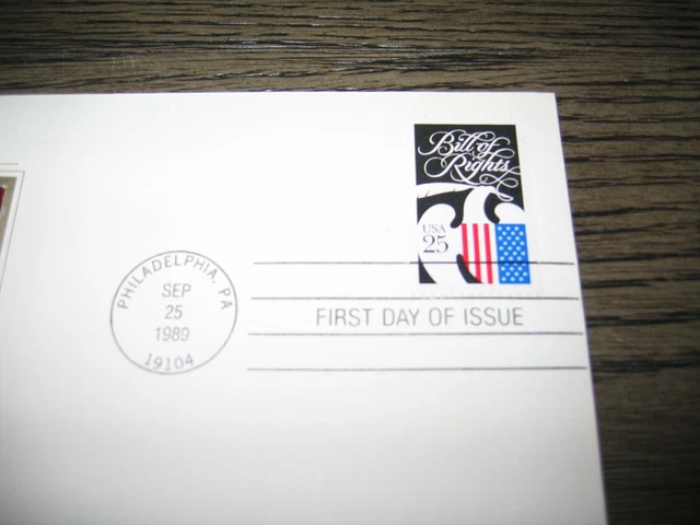 1989 BILL OF Rights 200th Anniversary 22kt Gold GOLDEN Cover Replica ...