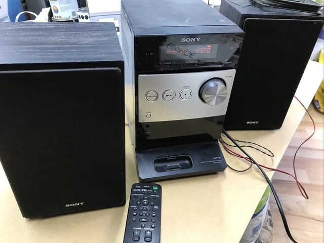 VGC SONY MICRO HiFi Component System CMT-FX300i IPOD Dock + CD + FULLY ...