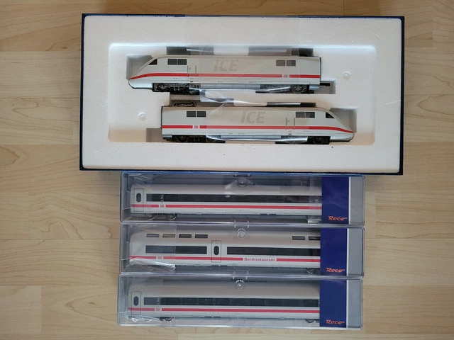SET ROCO 70402 + 74028 ICE 1 Sound + Ergänzungswagen 3-tlg., H0, neu & OVP EUR 680,00 - PicClick DE