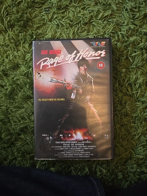 RAGE OF HONOR Rare Big Box Vhs Rare £21.50 - PicClick UK
