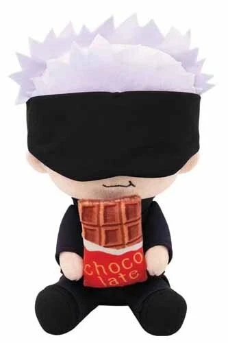 JUJUTSU KAISEN 7.5& Satoru Gojo w/Chocolate Bar Sitting Small Taito ...