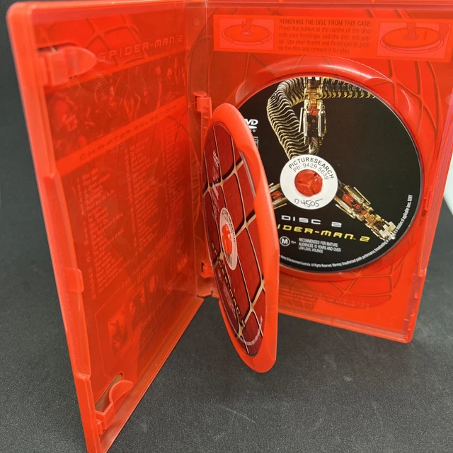 SPIDER-MAN 2 DVD Collectors Edition 2 Disc Region 4 PAL Superhero ...
