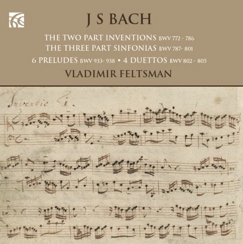 AUDIO CD JOHANN Sebastian Bach - Two-part Inventions Nos. 1-15 BWV772 ...