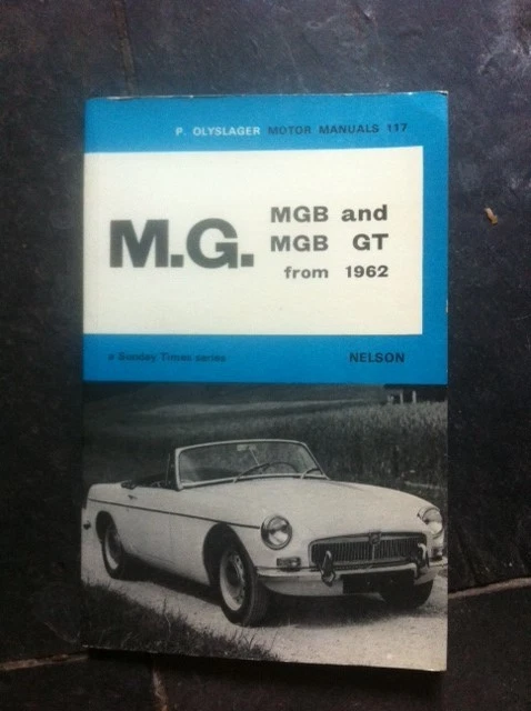 M.G. MGB ET MGB GT de 1962 (Manuel moteur Olyslager 72) EUR 20,77 ...