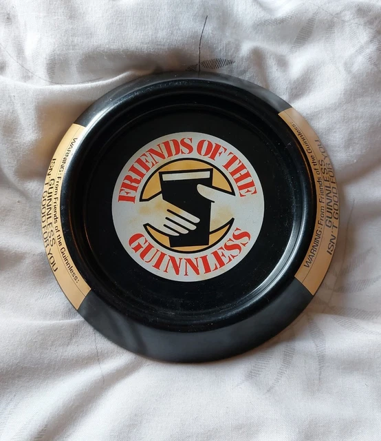 VINTAGE GUINNESS FRIENDS Of The Guinnless Ashtray £8.99 - PicClick UK
