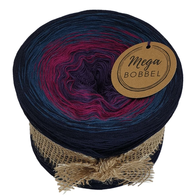 MEGABOBBEL*DUNKLE SCHATTEN*188S*4FÄD*CA.1000M*FARBVERLAUFSGARN LACE Wolle Bobbel EUR 8,00 ...