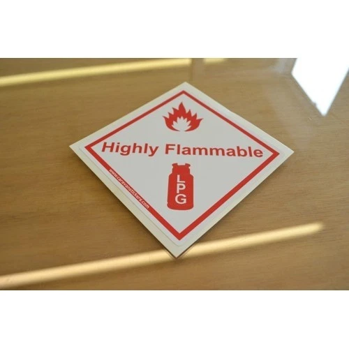 LPG RETRO CARAVAN Motorhome Gas Locker Badge Sticker Decal Graphic ...