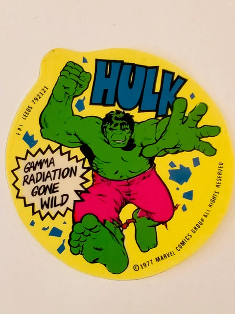 THE INCREDIBLE HULK Gamma Radiation 1977 Vintage Marvel Comics Group ...