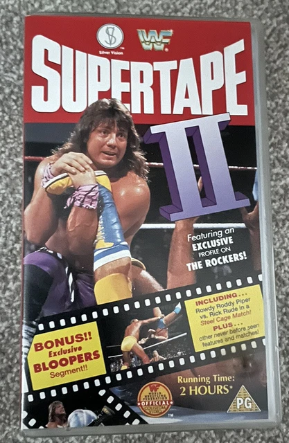 WWF SUPERTAPE 2 (1990) VHS Video Tape. WWE. Hulk Hogan, Shawn Michaels ...