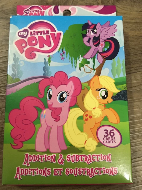 MY LITTLE PONY Addition And Subtraction Cards Add Subtract Numbers NEW ...