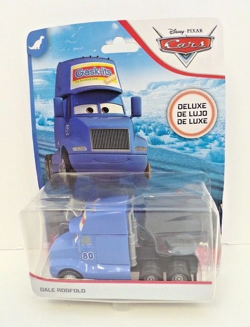 DISNEY PIXAR CARS DALE ROOFOLO Deluxe Blue Truck / Color Blue NEW (1E ...
