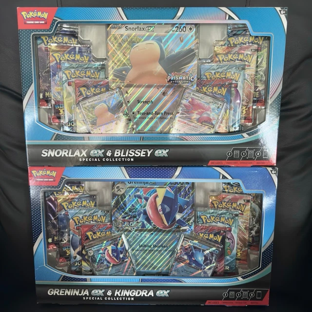 POKEMON SNORLAX EX & Blissey ex AND Greninja ex & Kingdra ex Special ...