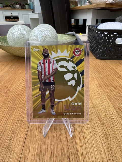 TOPPS PREMIER LEAGUE 2026 Gold Lion Bryan Mbeumo GL4 £3.63 - PicClick UK