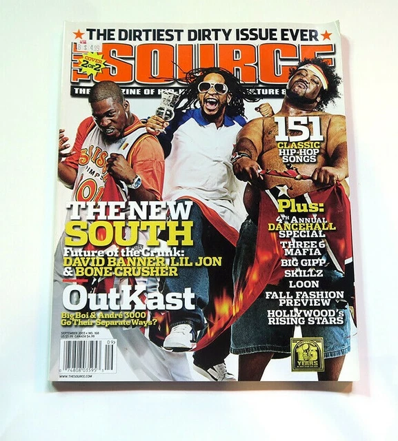 THE SOURCE MAGAZINE Issue #168 Cover 2of2 Sept 2003 David Banner Lil ...