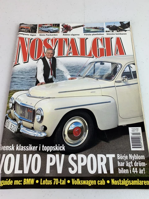 SWEDISH MAGAZINE NOSTALGIA #7 2010 | Volvo PV Sport | Packard Wagon ...