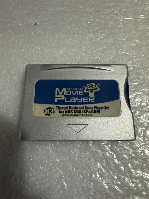 NINTENDO DS GAME Boy Advance Video Cart The Real Movie & Game Player M3 ...