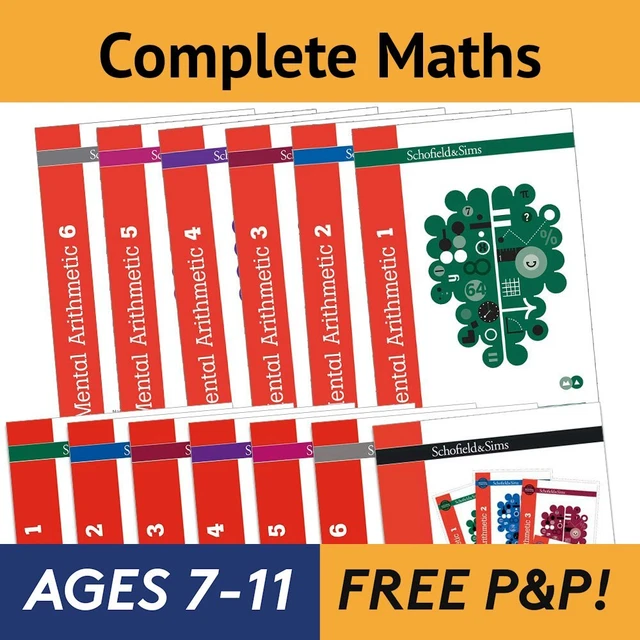 KS2 MATHS WORKBOOKS Complete Set for 2026 - Ages 7-11 - with Answers ...