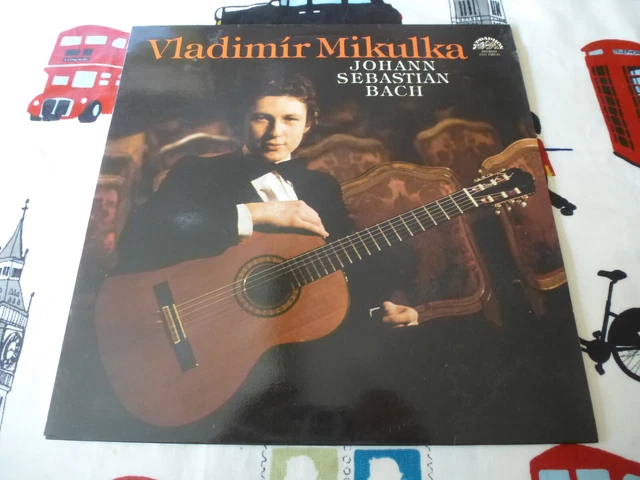 VLADIMIR MIKULKA JOHANN Sebastian Bach Original 1975 Supraphon Vinyl Lp ...